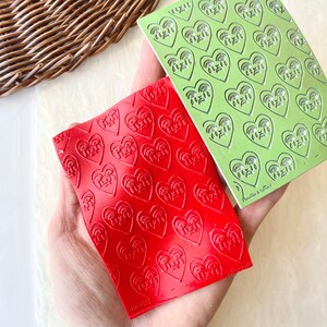 Clay Texture Mat | Crying Heart Texture for Polymer Clay Metal Clay ...