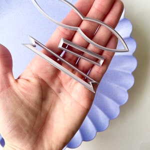 Bow Clay Cutter Set| Shape Cutters to Make Polymer Clay Ribbons | Clay ...