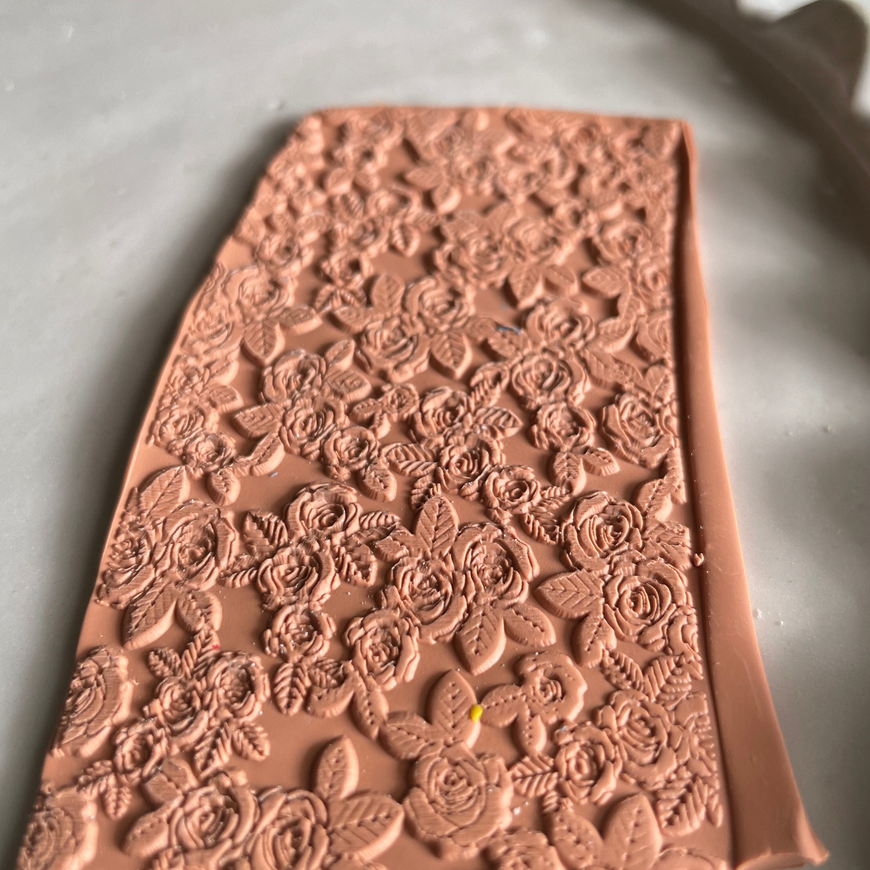 Polymer Clay Texture Mat Roses Flowers Botanical Texture - Etsy