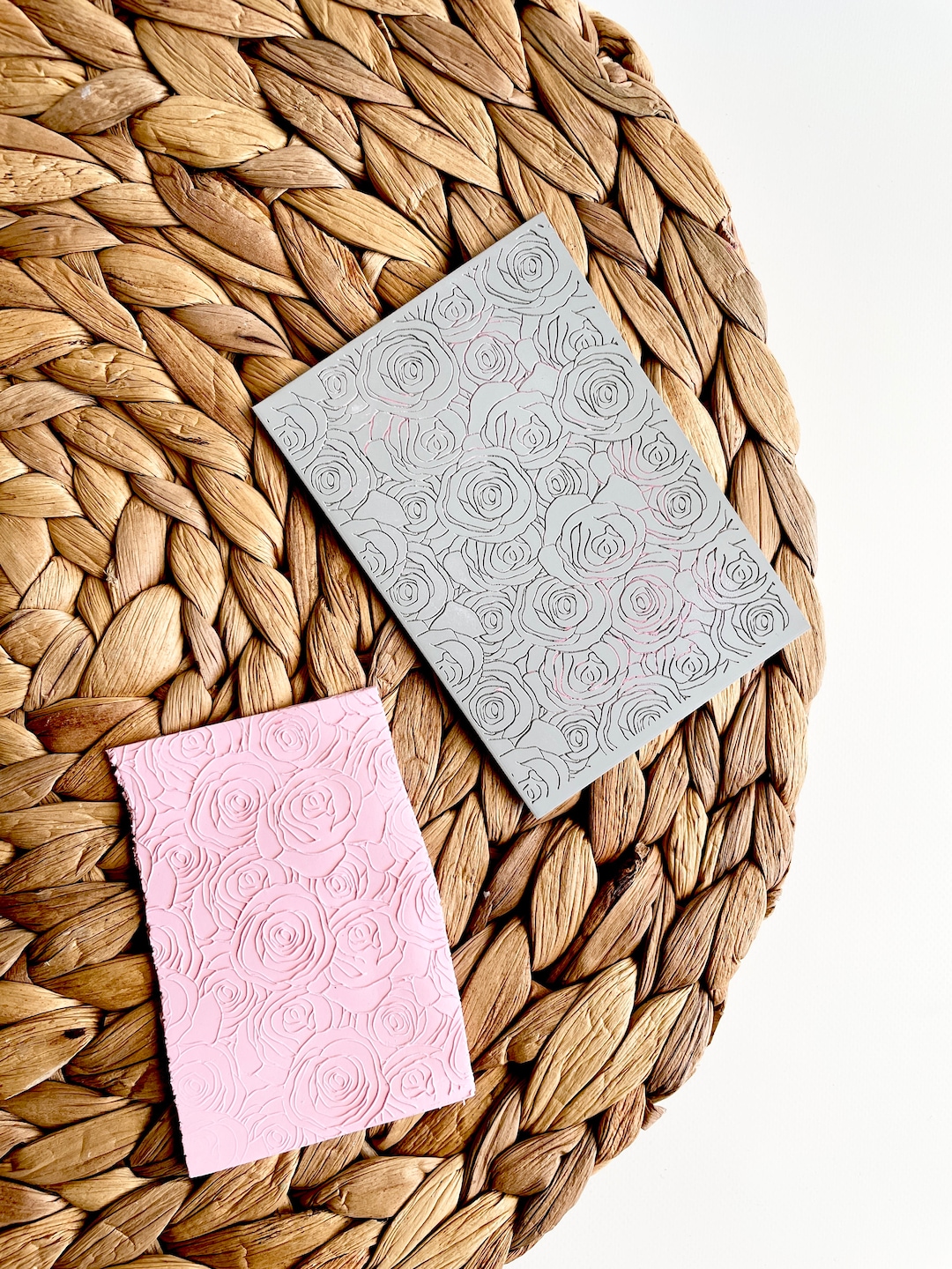Polymer Clay Texture Mat | Rose Texture Mat | Flowers Texture Mat ...