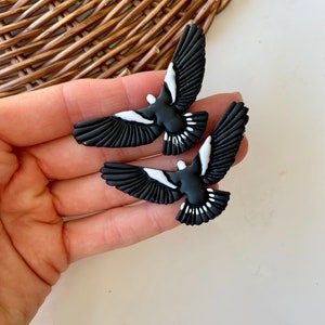 Magpie Clay Cutter | Shape Cutter for Polymer Clay | Australian Animals ...