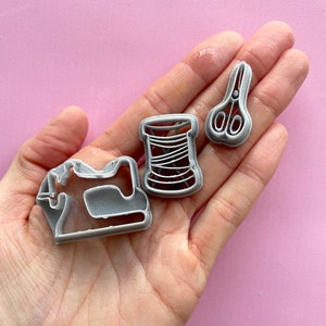 Sewing Clay Cutter Scissor Shape Cutter for Polymer Clay Cotton Spool ...