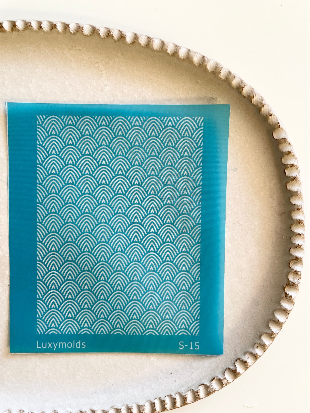 Silk Screen for Polymer Clay | Art Deco Rainbow Screen Printing Stencil ...