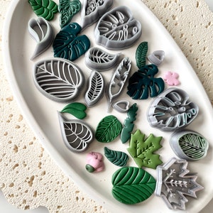 Clay Cutter | Leaves Shape Cutter for Polymer Clay | Leaf Clay Mould ...