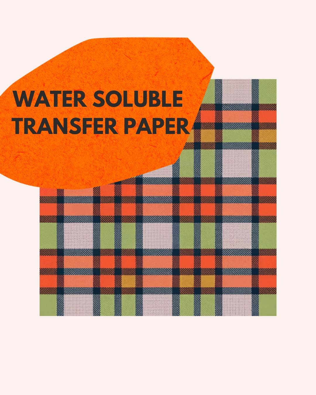 Water Soluble Transfer Paper for Polymer Clay | Tartan Image Transfer ...