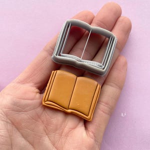 Clay Cutter | Open Book Shape Cutter for Polymer Clay and Ceramics ...