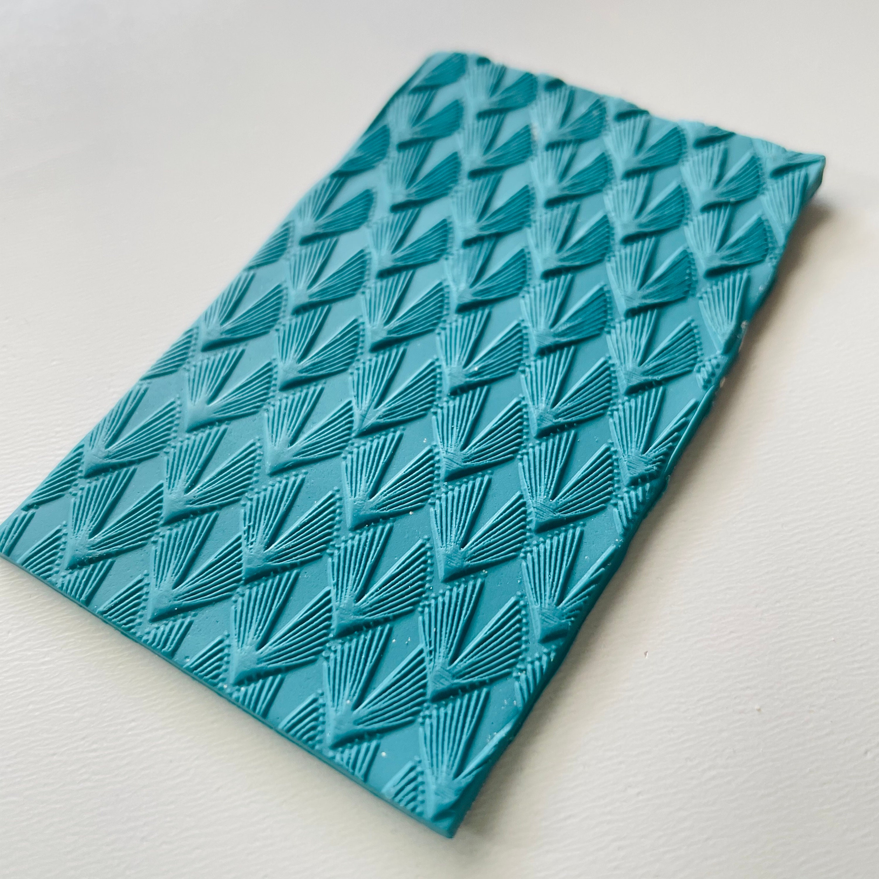 Polymer Clay Texture Mat Art Deco Rubber Texture Sheet - Etsy Australia