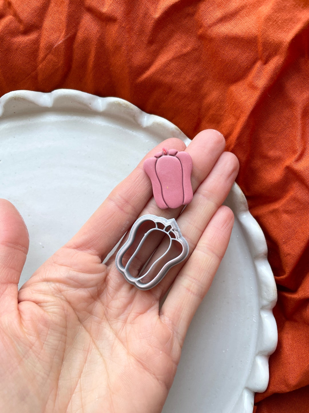 Capsicum Clay Cutter | Bell Pepper Shape Cutter for Polymer Clay ...