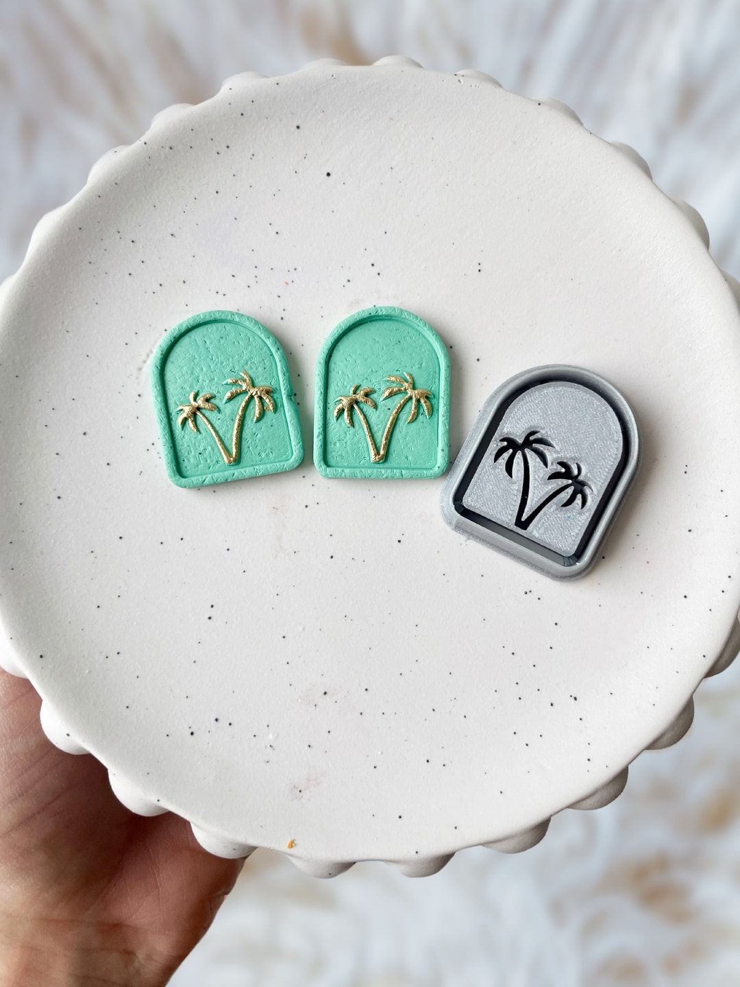 Clay Cutter | Palm Tree Shape Cutter for Polymer Clay and Ceramics ...