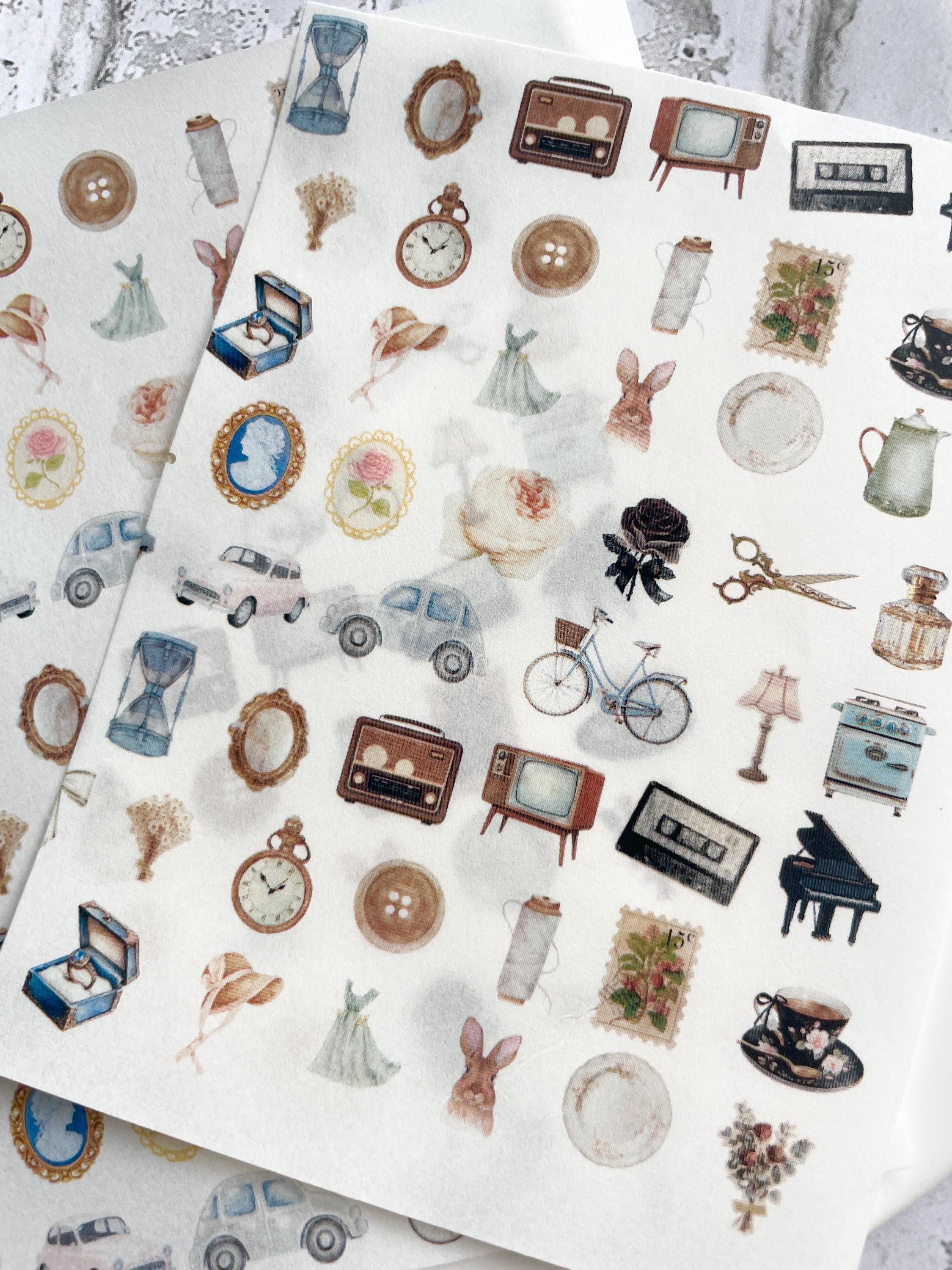 Water Soluble Transfer Paper | Vintage Items Polymer Clay Image ...