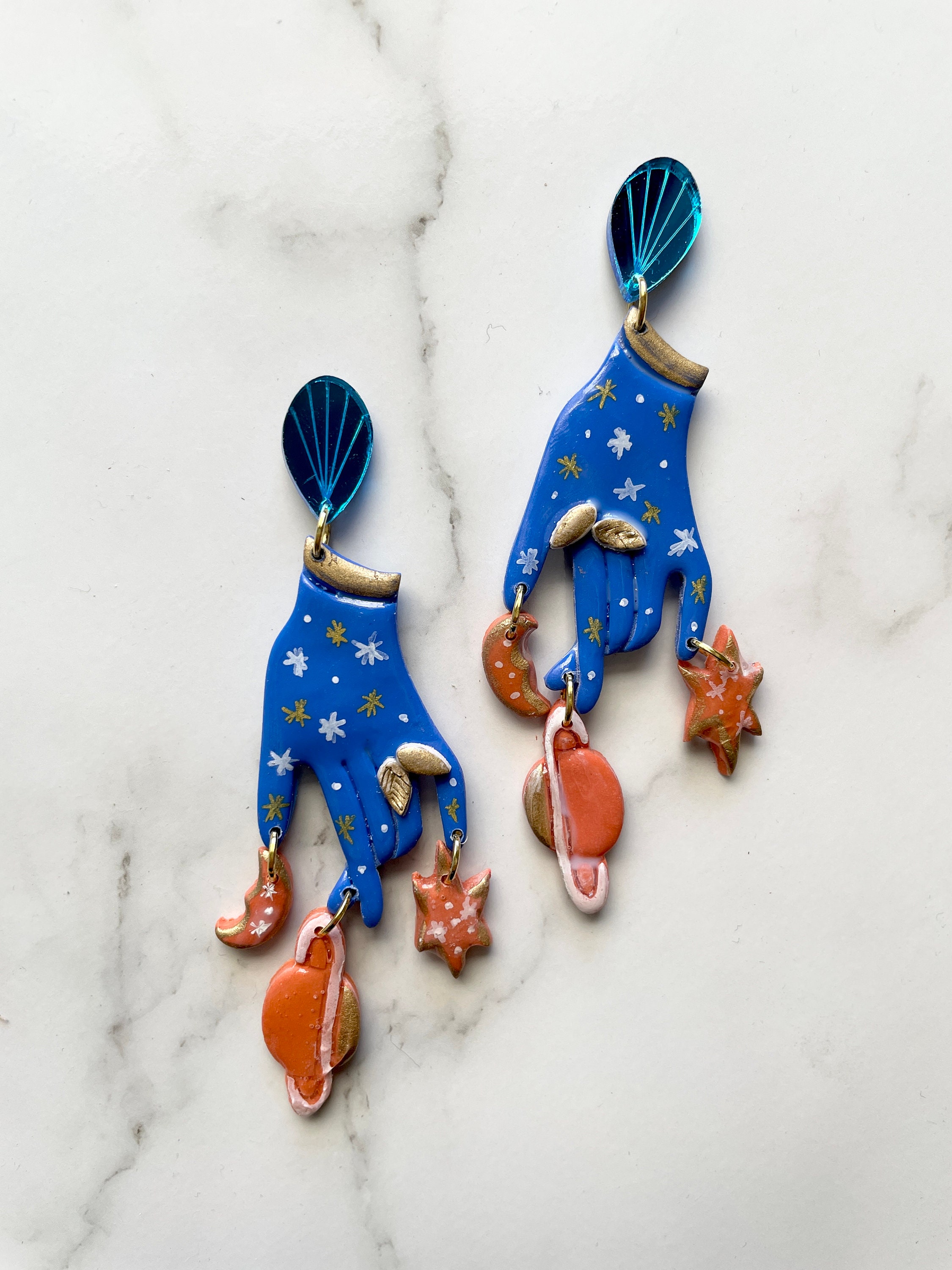 Polymer Clay Shape Cutter Fortune Teller Hand Boho Mystical - Etsy