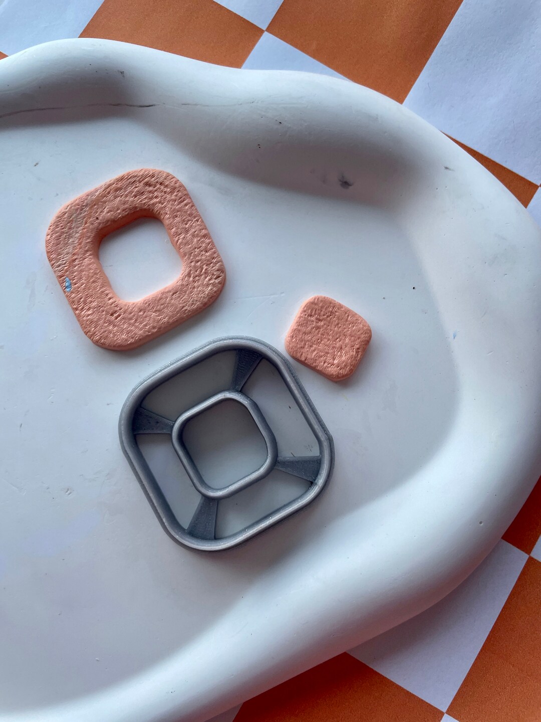 Clay Shape Cutter | Hollow Square Shape Cutter for Polymer Clay ...