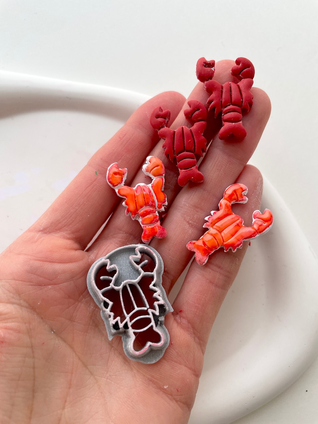 Lobster Clay Cutter | Shellfish Shape Cutter for Polymer Clay | Seafood ...