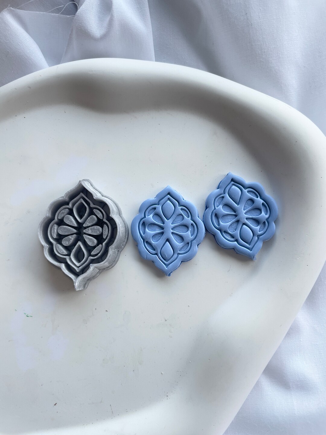Clay Cutter | Moroccan Medallion Shape Cutter for Polymer Clay ...