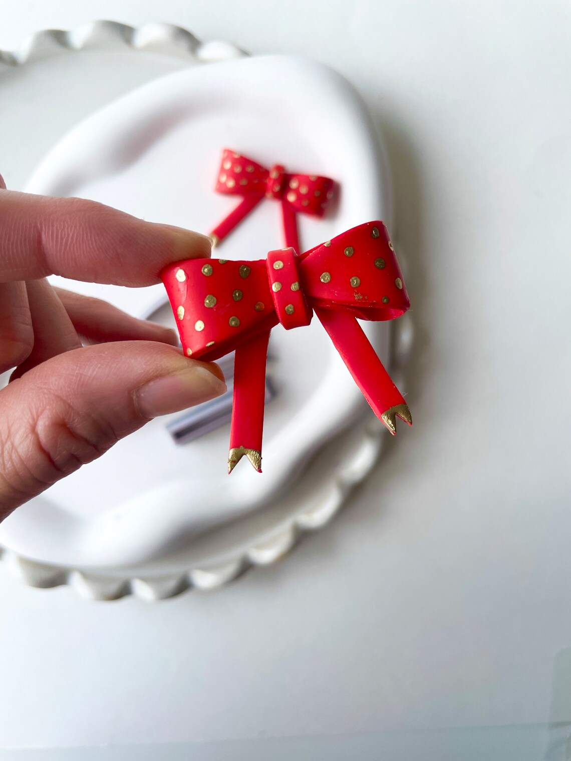 Bow Clay Cutter Set| Shape Cutters to Make Polymer Clay Ribbons | Clay ...