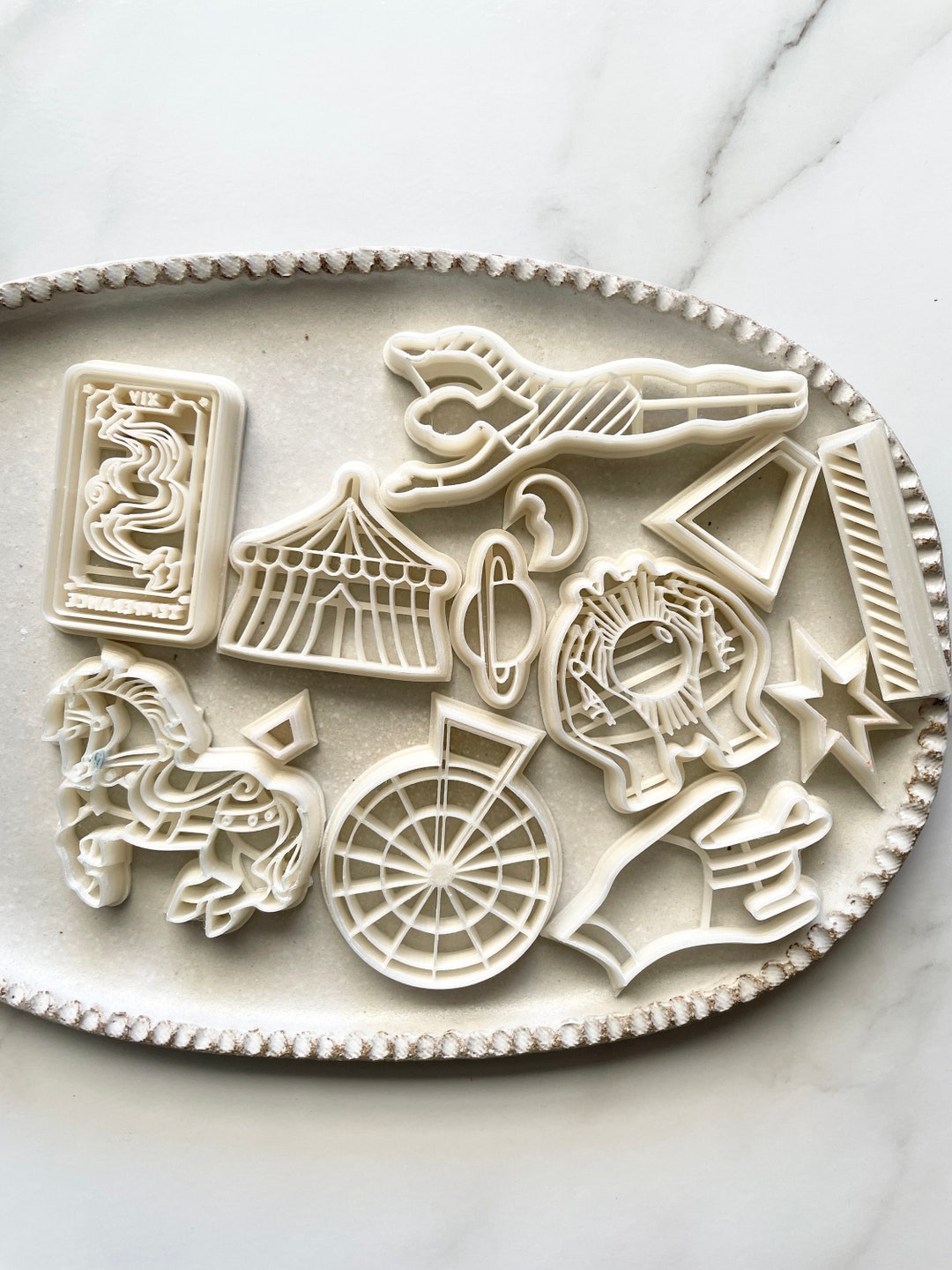 Polymer Clay Shape Cutter | Carnival Circus Bundle of 14 L Tarot ...