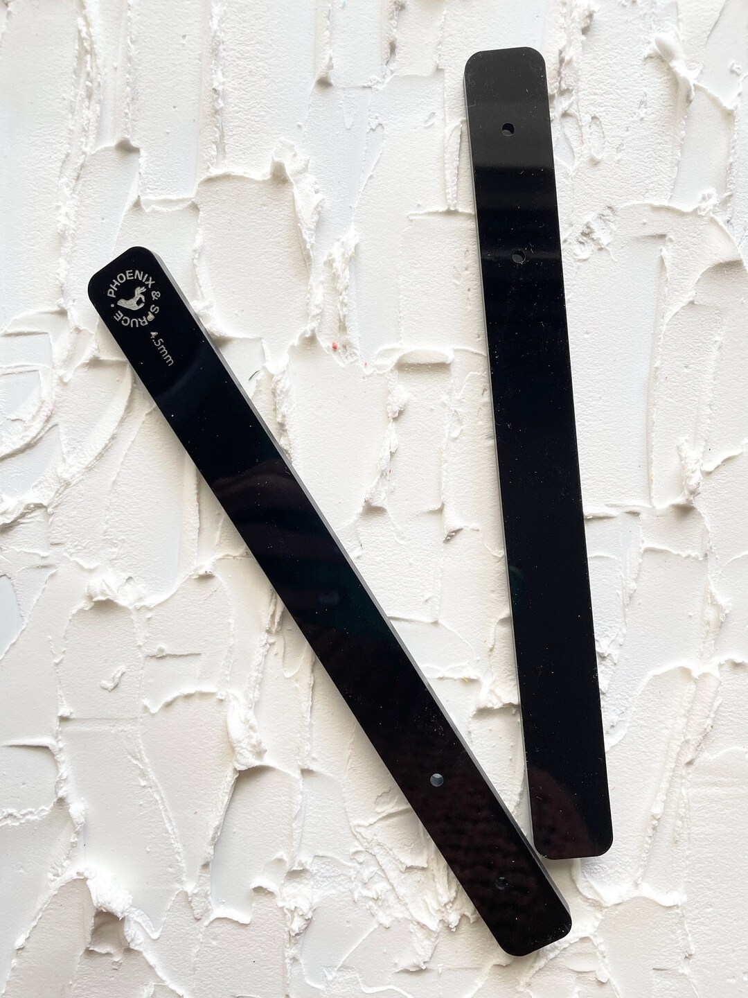 Polymer Clay Multi-use Sticks: Black 4.5mm Thickness/depth Guides ...