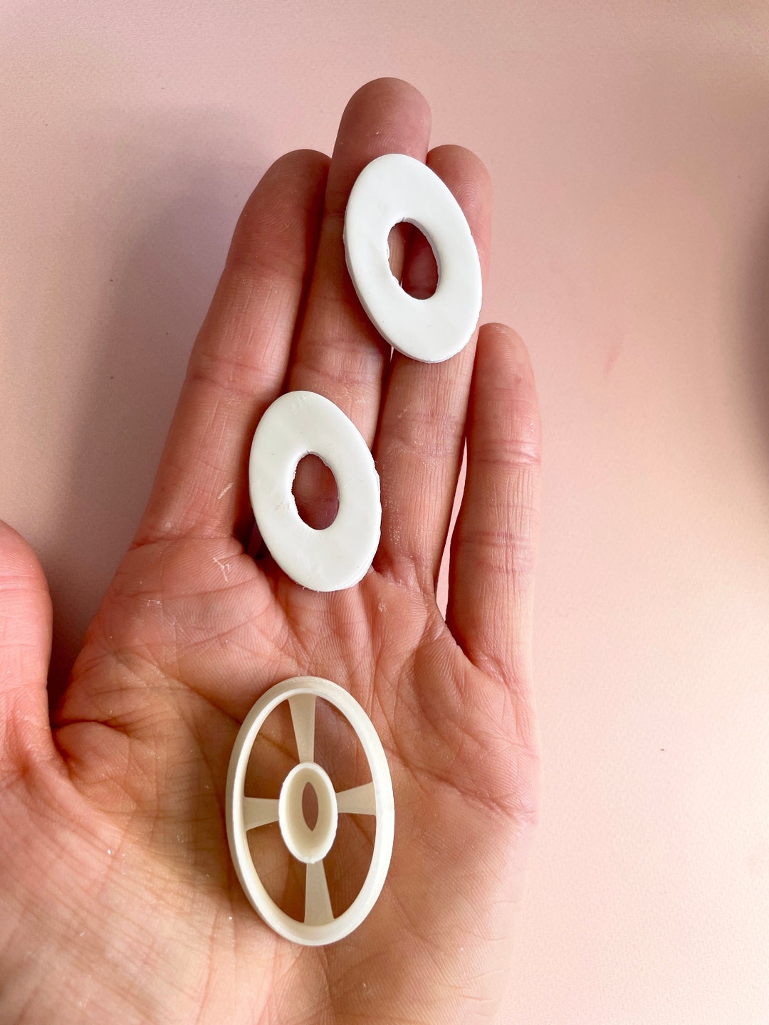 Polymer Clay Shape Cutter | Oval Clay Cutter | Hollow Oval Shape Cutter ...