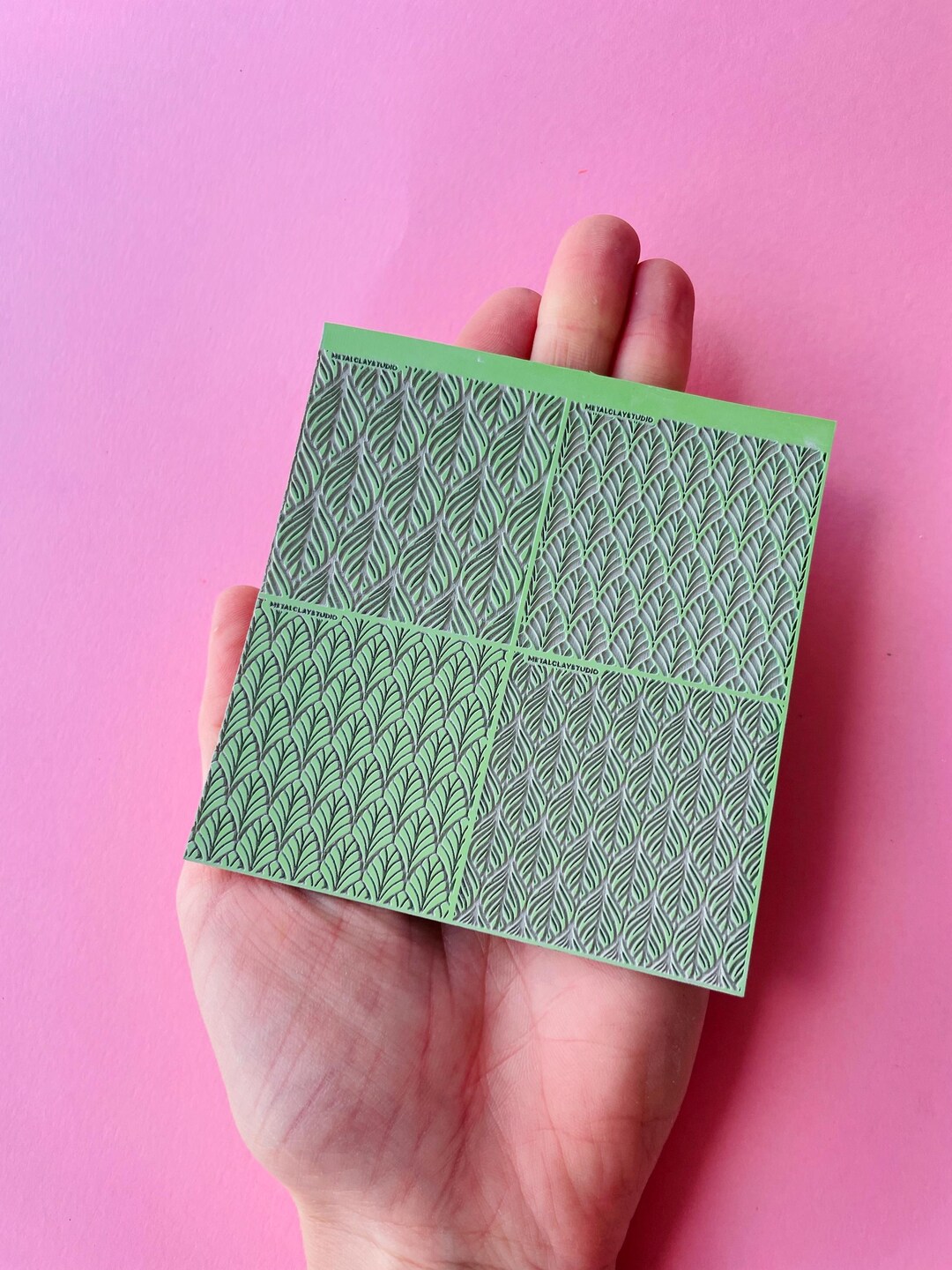 Polymer Clay Texture Mat | Art Deco Texture Sheet for Clay, Ceramics ...