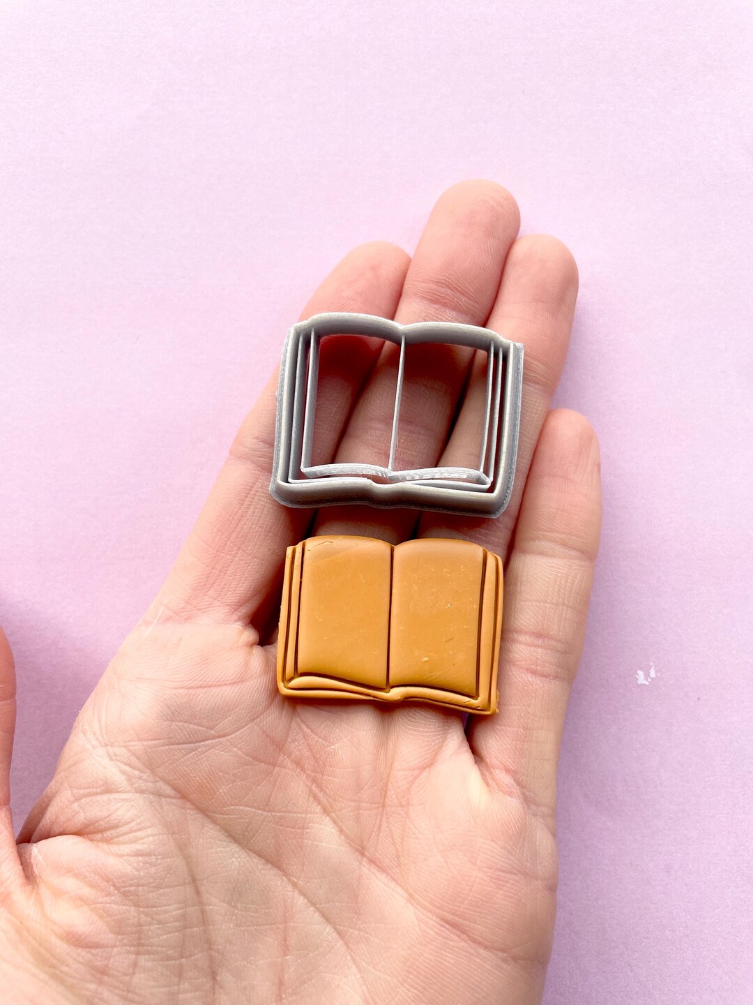 Clay Cutter | Open Book Shape Cutter for Polymer Clay and Ceramics ...