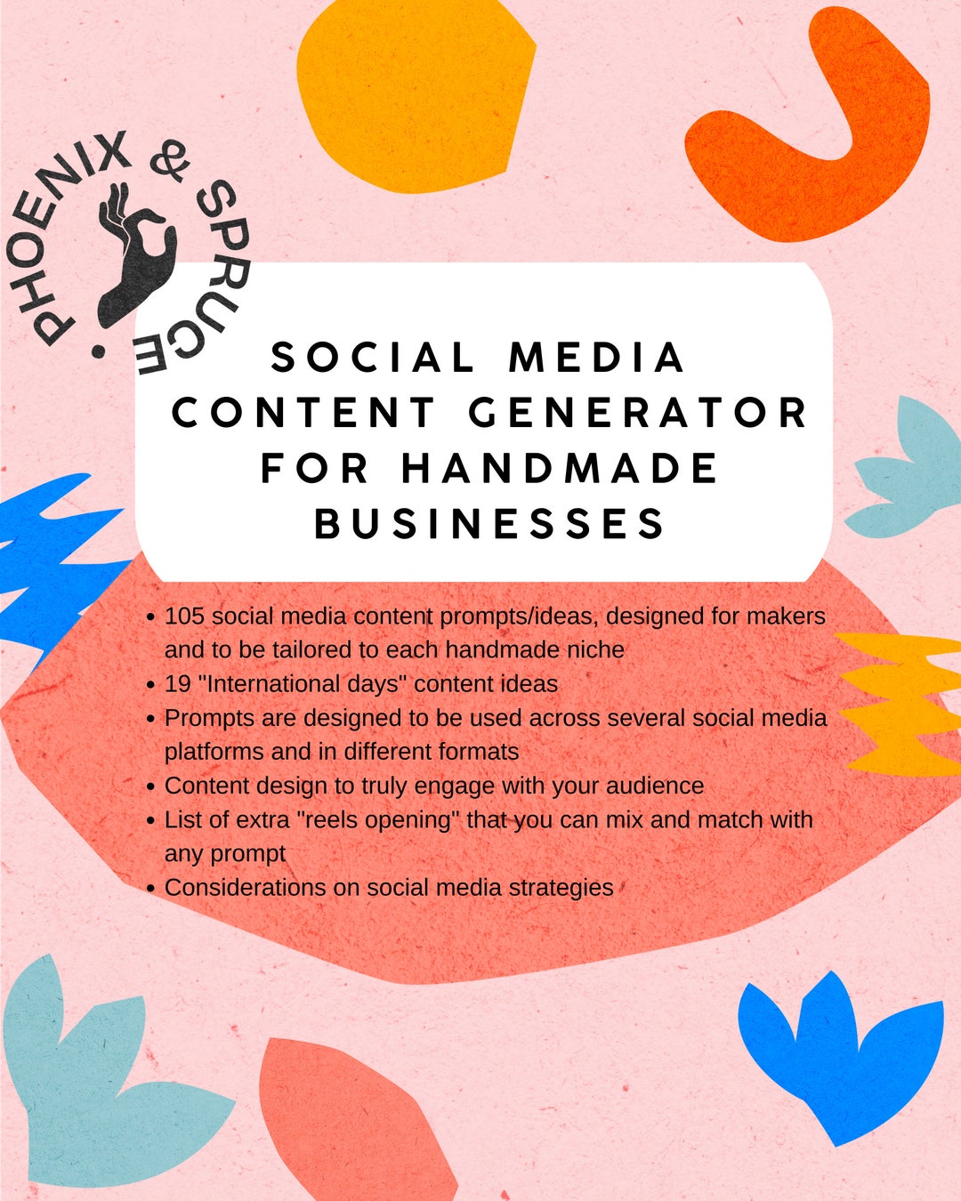 Social Media Prompts & Content Creators for Makers | Instagram Tiktok ...