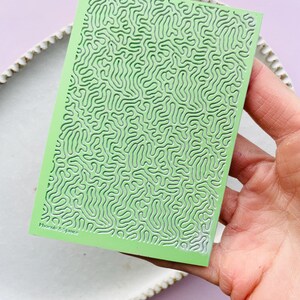 Clay Texture Mat | Squiggles Texture for Polymer Clay Metal Clay ...