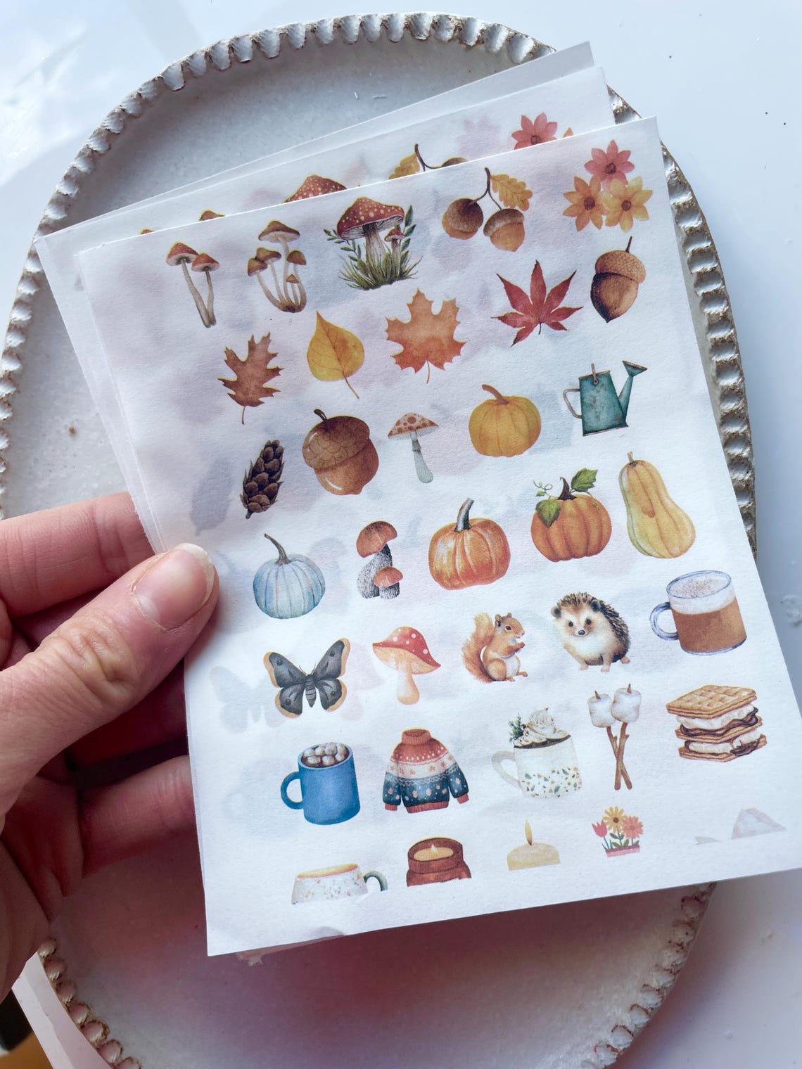 Water Soluble Transfer Paper | Autumn Polymer Clay Image Transfer ...