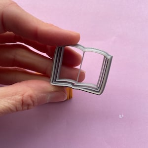 Clay Cutter | Open Book Shape Cutter for Polymer Clay and Ceramics ...