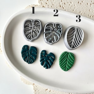 Clay Cutter | Leaves Shape Cutter for Polymer Clay | Leaf Clay Mould ...