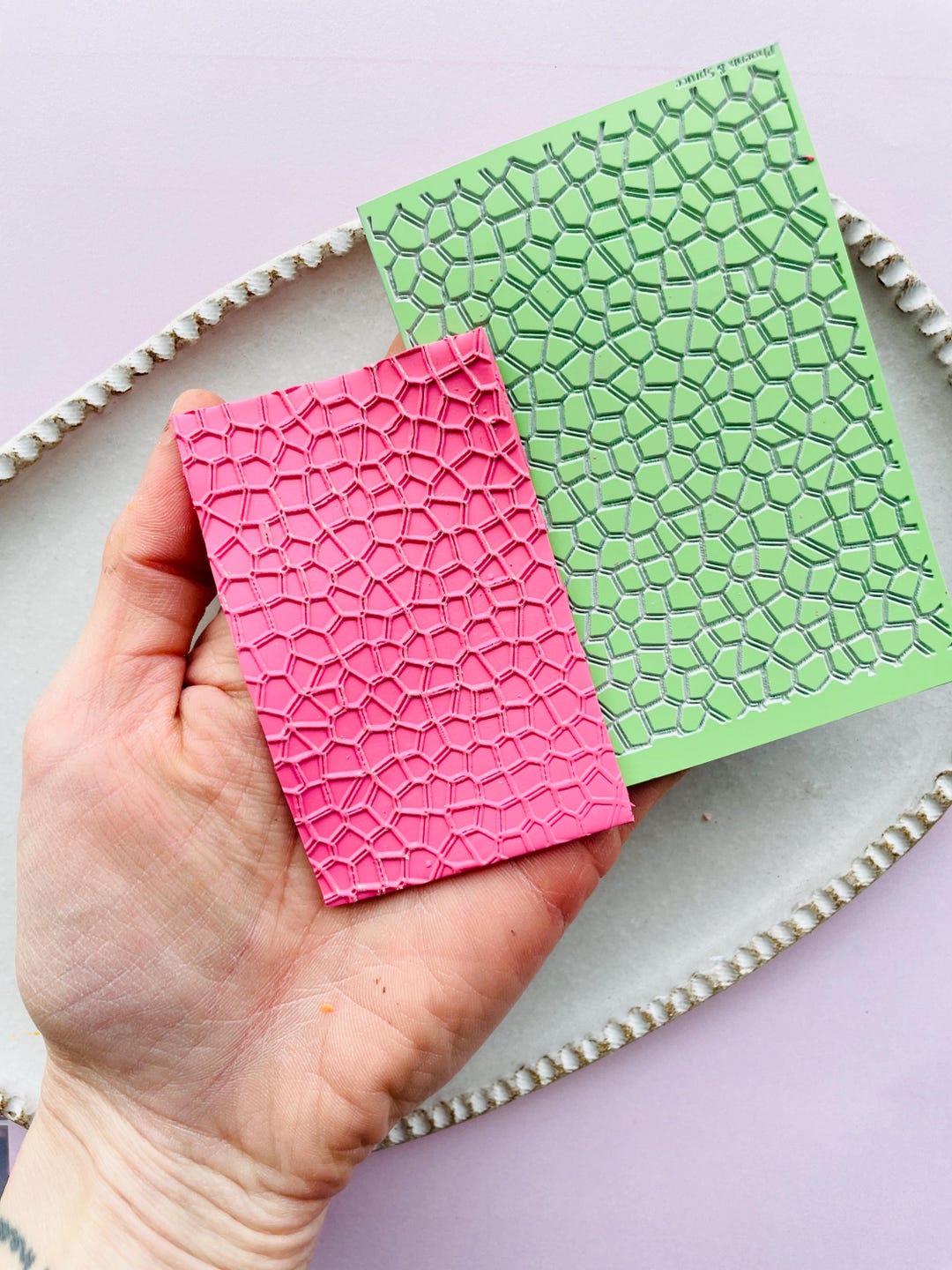 Clay Texture Mat | Leather Texture for Polymer Clay Metal Clay Ceramic ...