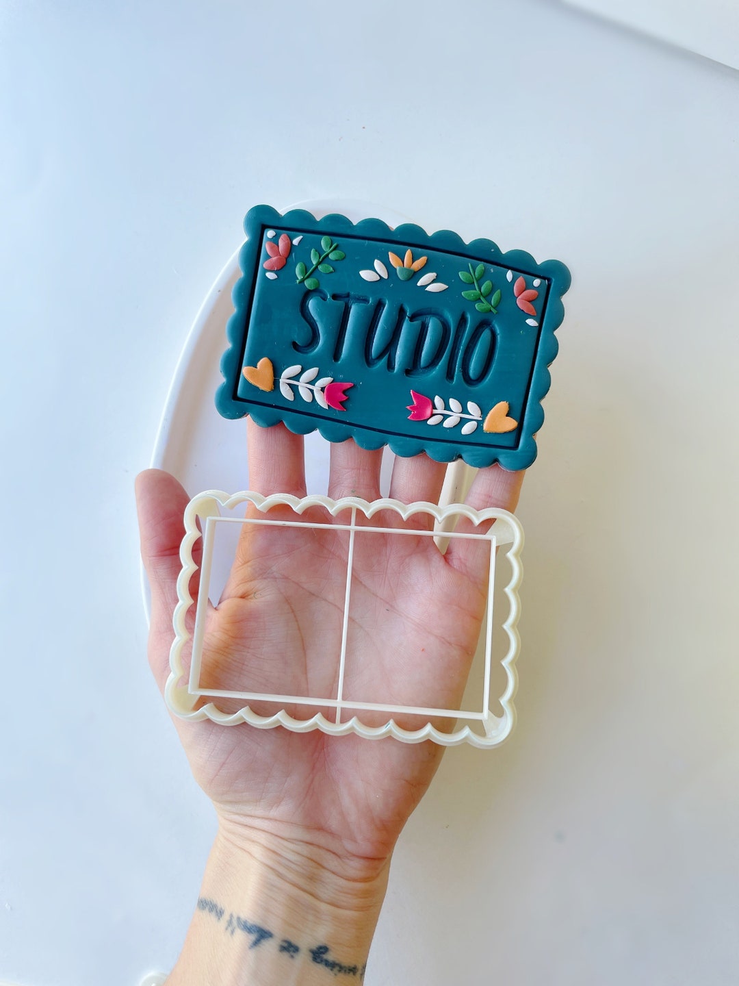 Large Clay Cutter | Rectangle Shape Cutter for Door Signs, Ornaments ...