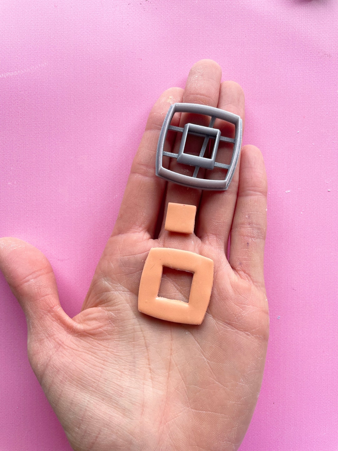 Clay Shape Cutter | Square Shape Cutter for Polymer Clay | 2 Sizes ...
