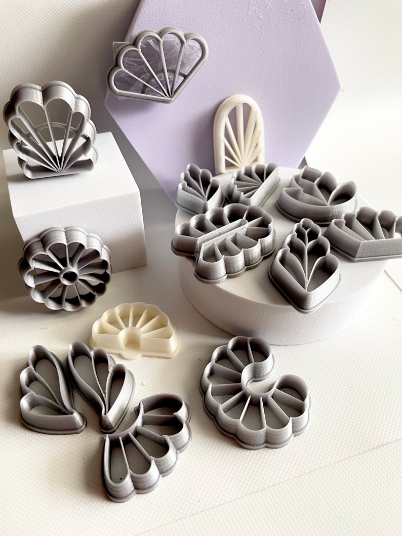 Polymer Clay Shape Cutters BUNDLES Medium Size Embossing - Etsy Australia