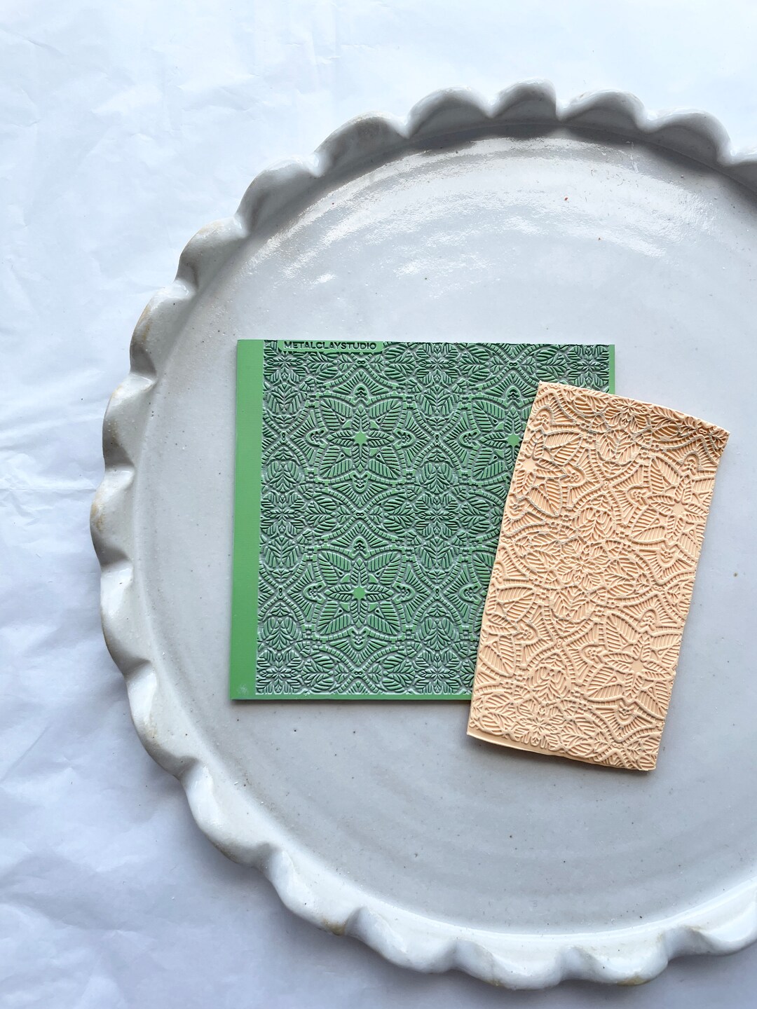 Polymer Clay Texture Mat | Mandala Texture Sheet | Metal Clay Texture ...