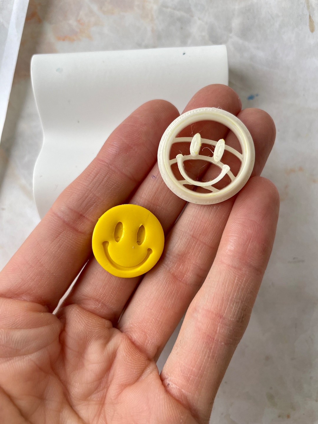 Clay Cutter | Smile Shape Cutter for Polymer Clay | Happy Face Shape ...