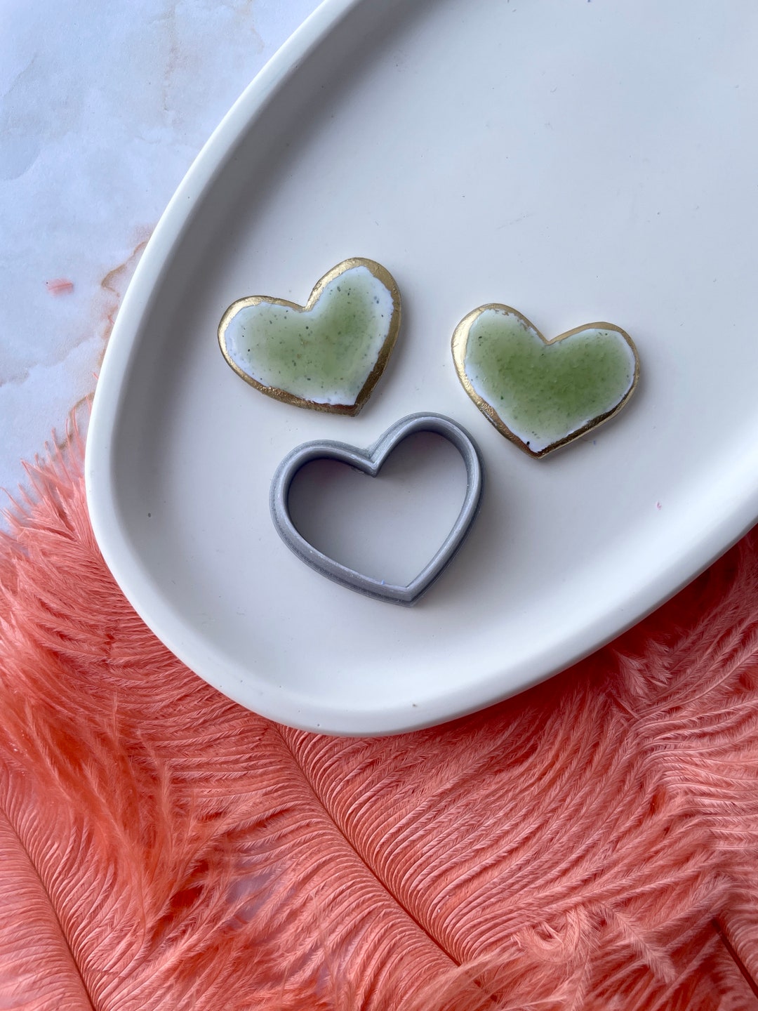 Love Heart Clay Cutter | Shape Cutter for Polymer Clay | Valentine's ...
