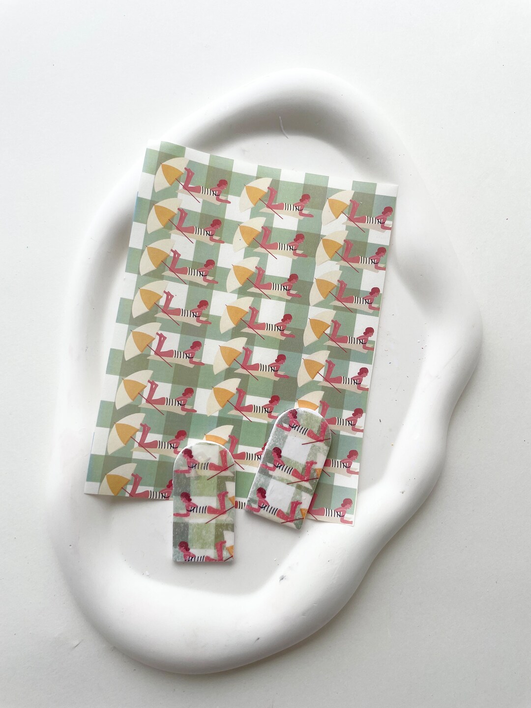 Water Soluble Transfer Paper for Polymer Clay | Woman Image Transfer ...