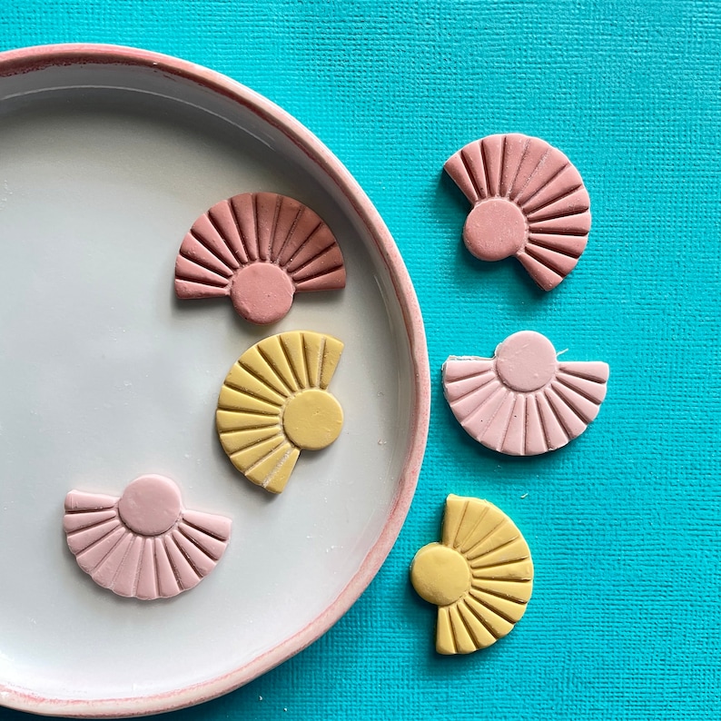 Polymer Clay Shape Cutter Art Deco Earring Cutter Fan 3D - Etsy Australia