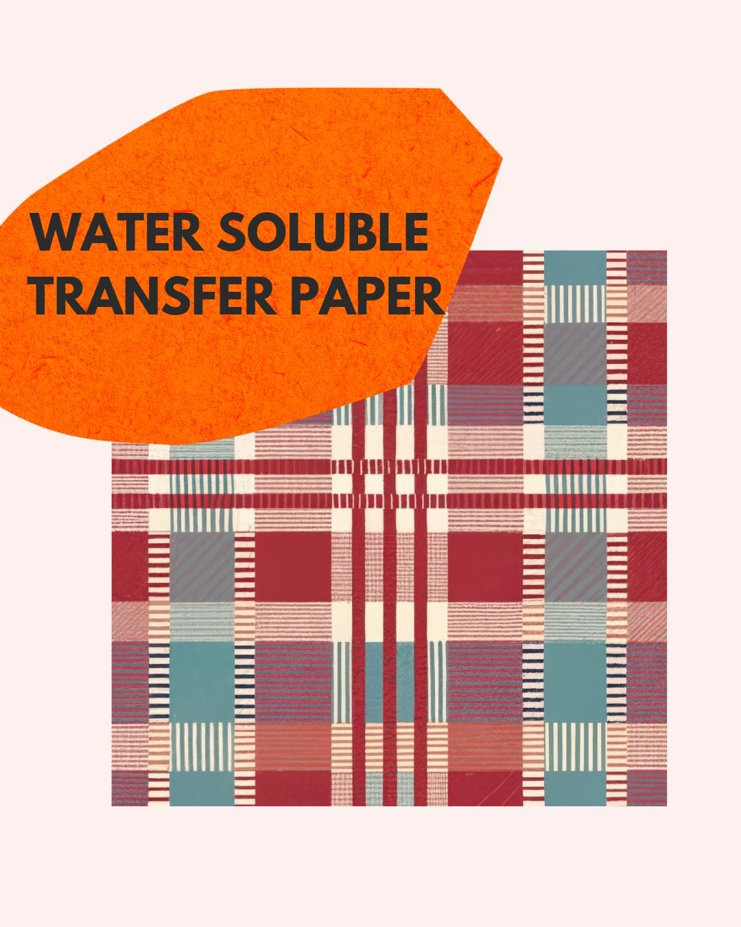 Water Soluble Transfer Paper for Polymer Clay | Tartan Image Transfer ...