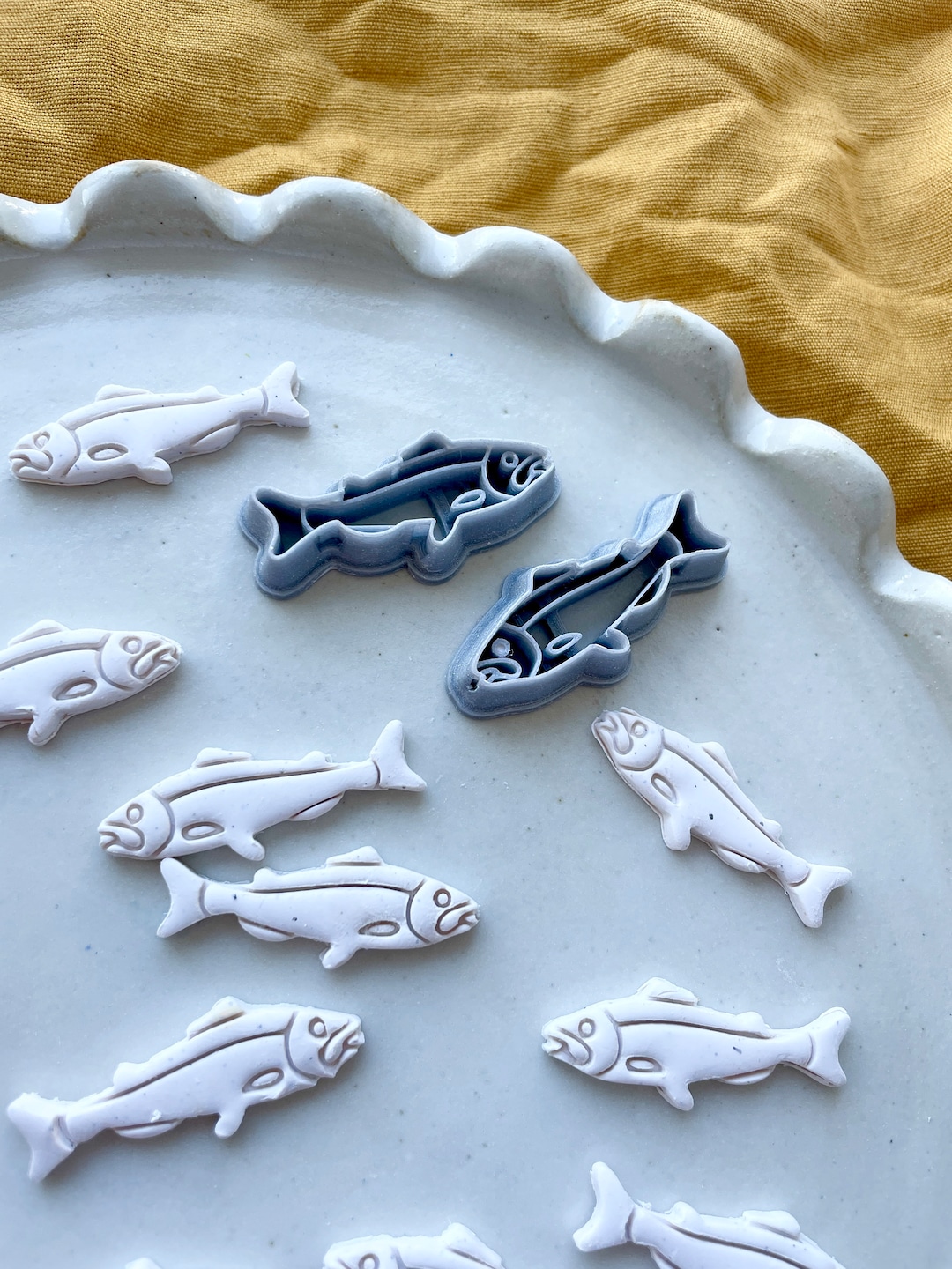 Clay Cutter | Fish Shape Cutter for Polymer Clay | Sardine Clay Cutter ...