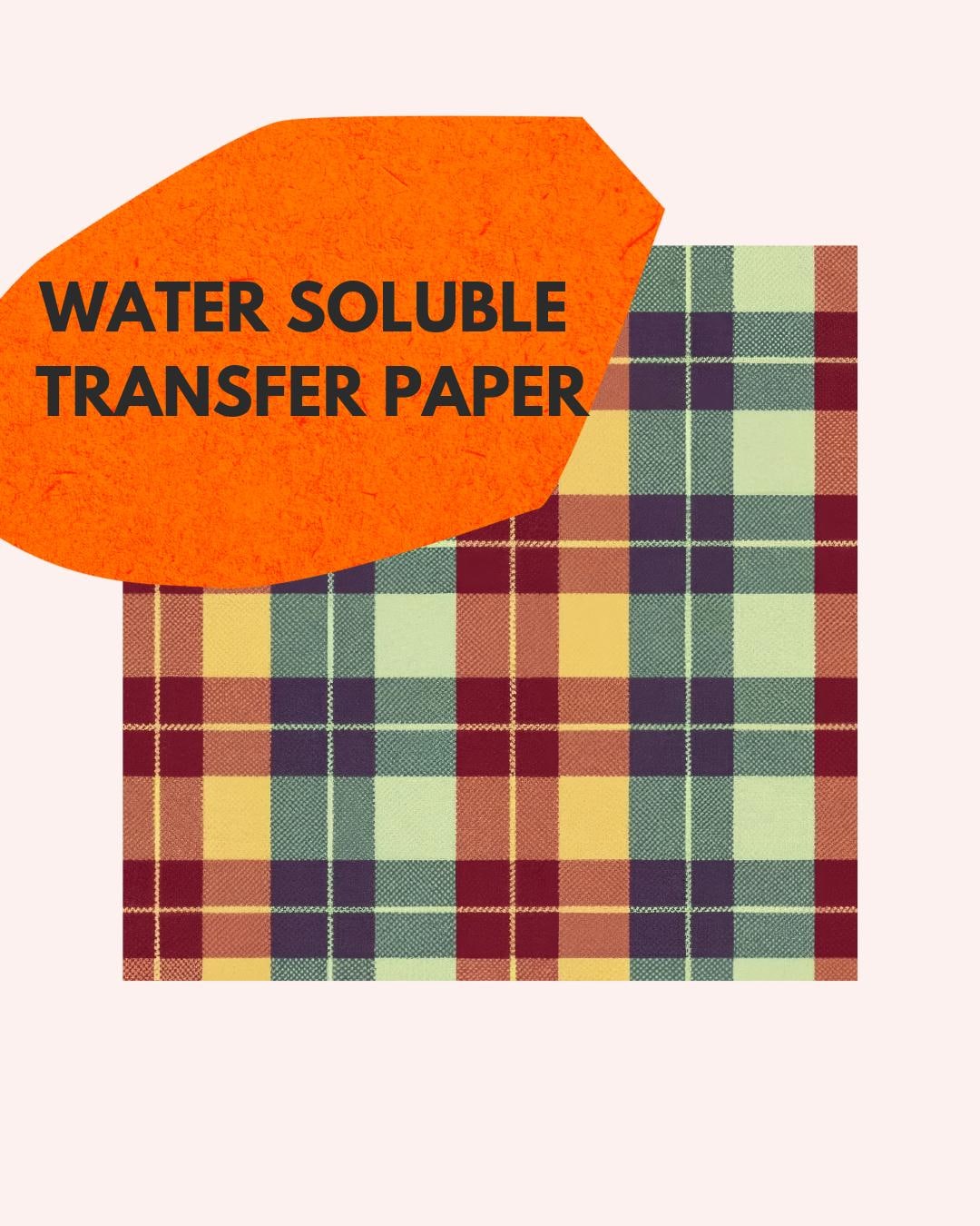Water Soluble Transfer Paper for Polymer Clay | Tartan Image Transfer ...