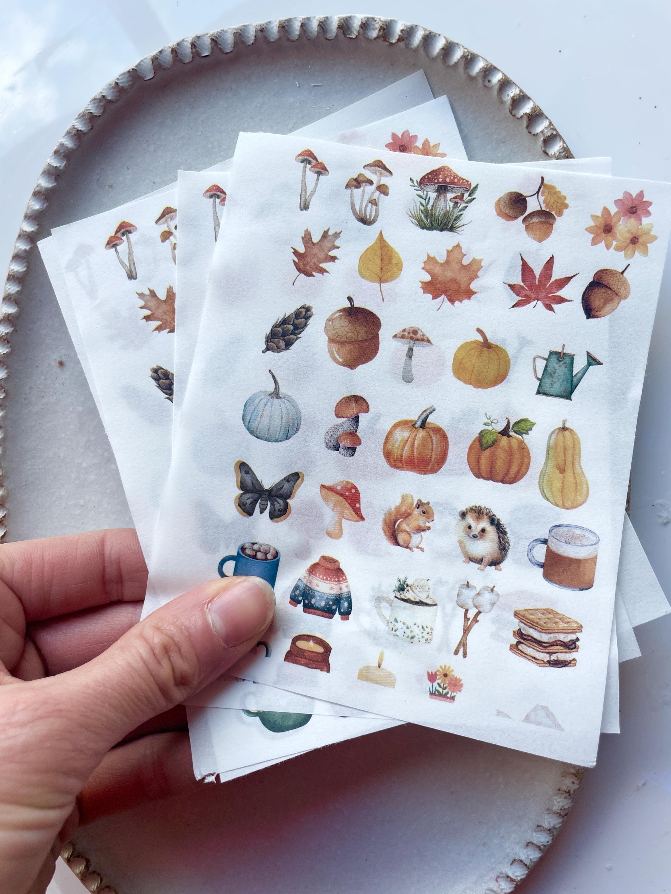 Water Soluble Transfer Paper | Autumn Polymer Clay Image Transfer ...