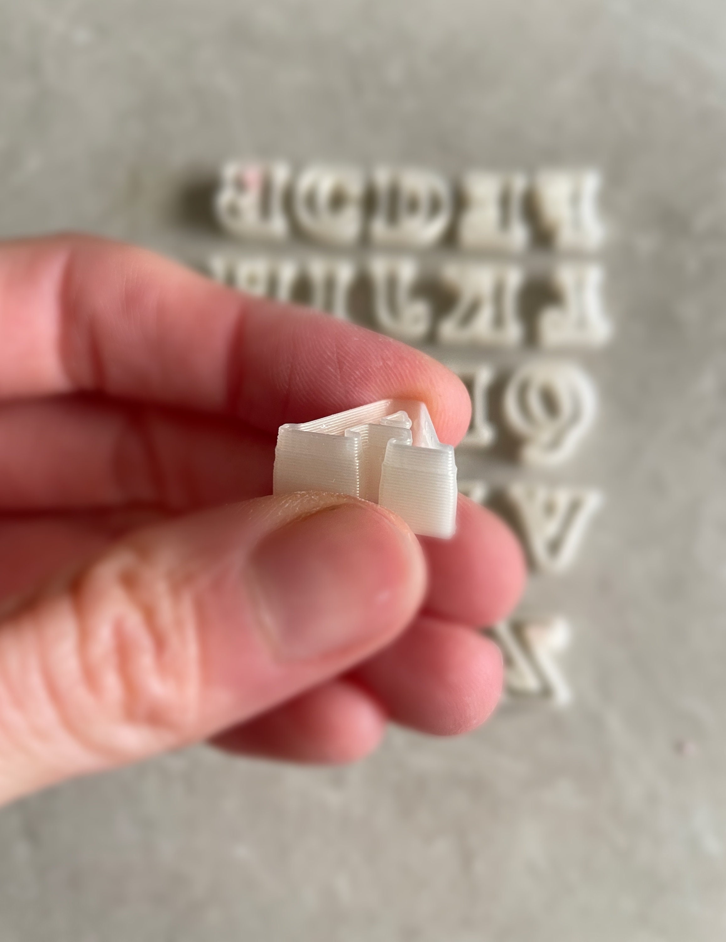 Alphabet Clay Cutters | Small Letter Clay Cutters | Studs Clay Cutters ...