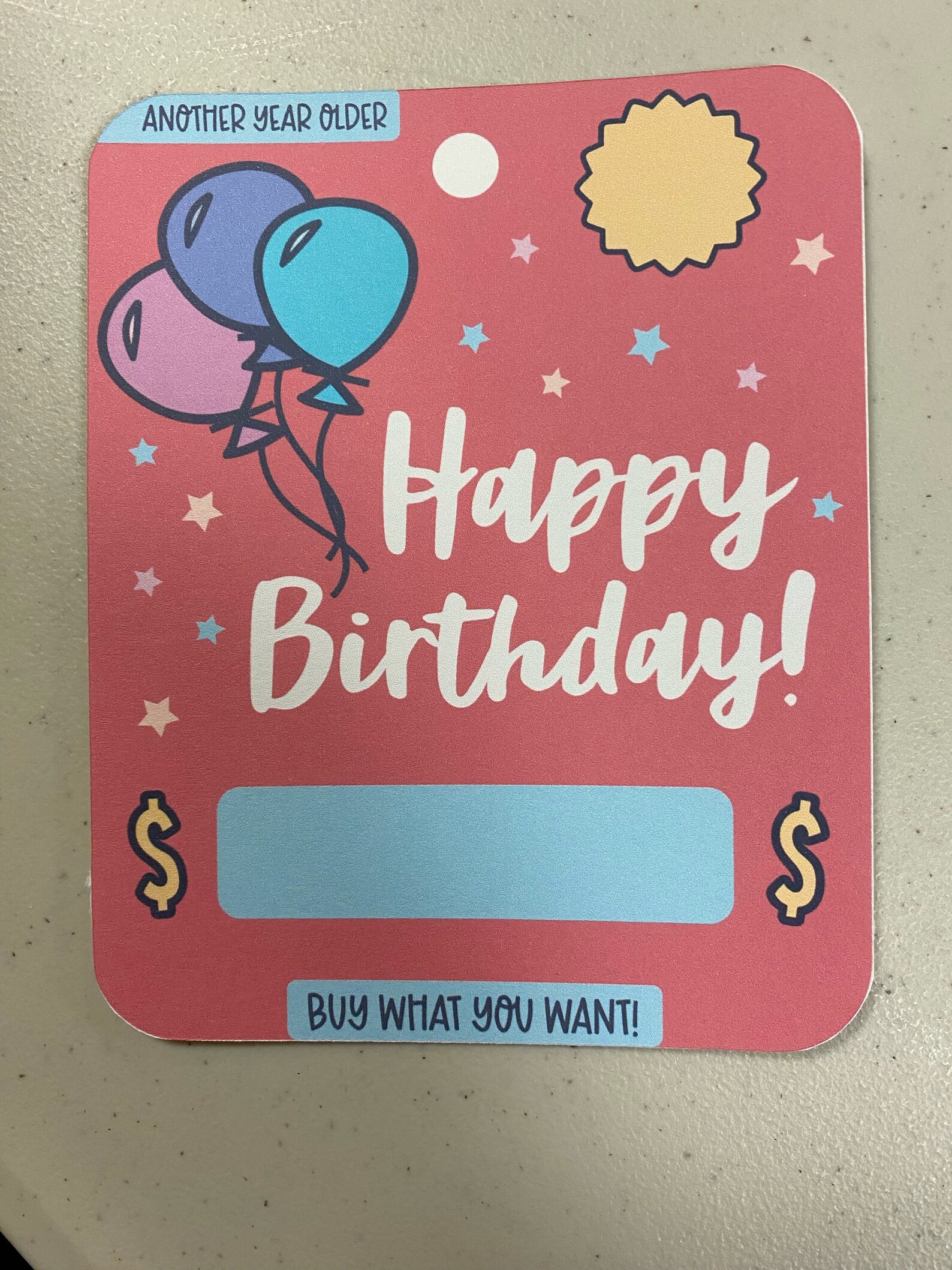Happy Birthday Money Card Holder - Etsy