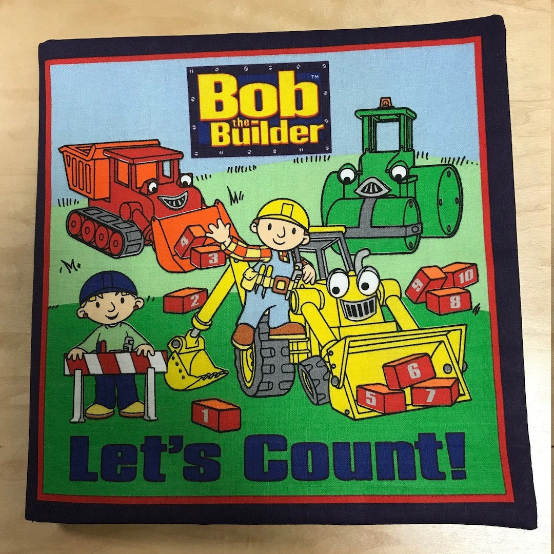 Children's Cloth Book "bob the Builder - Let's Count!" - Etsy