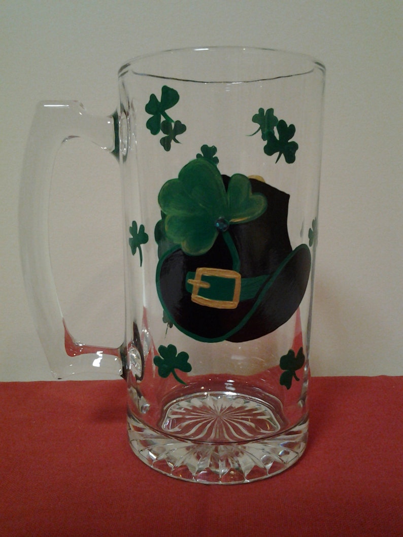Hand-painted Irish Beer Mug - Etsy