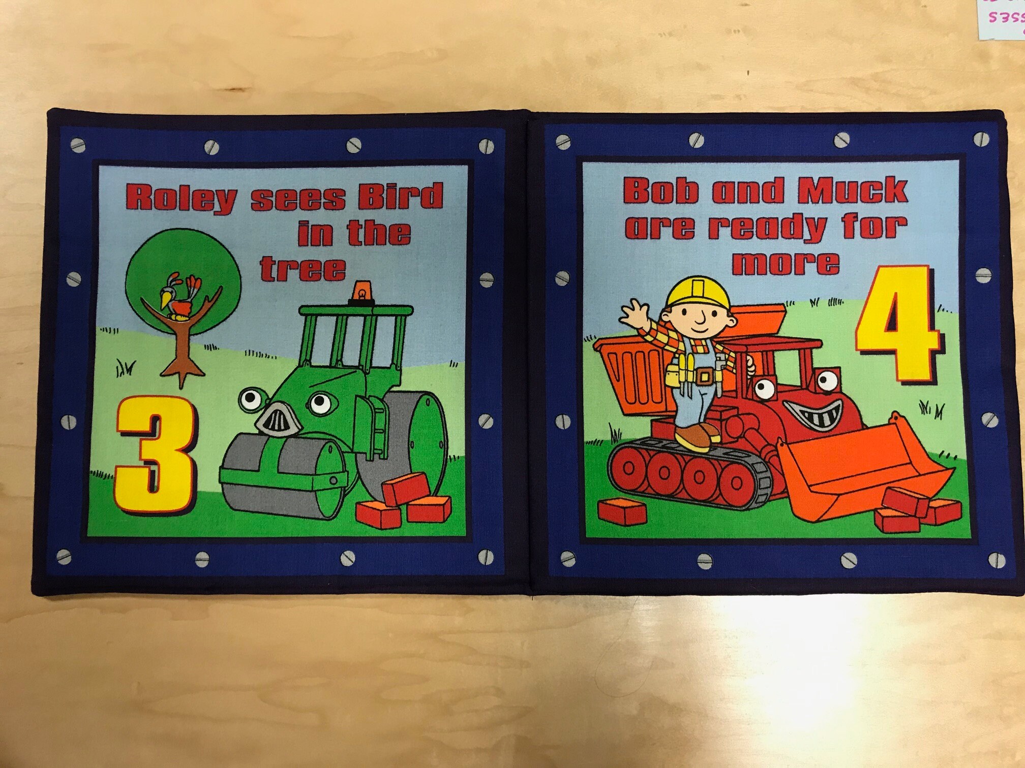 Children's Cloth Book "bob the Builder - Let's Count!" - Etsy