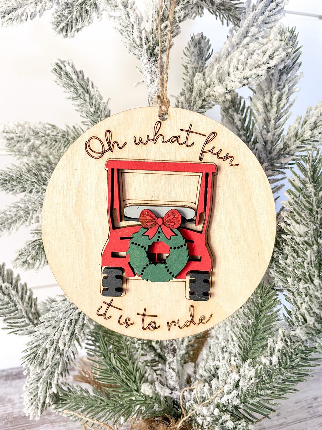 UTV Christmas Ornament | 4x4 Lovers | Christmas Gift | Wood Ornament ...
