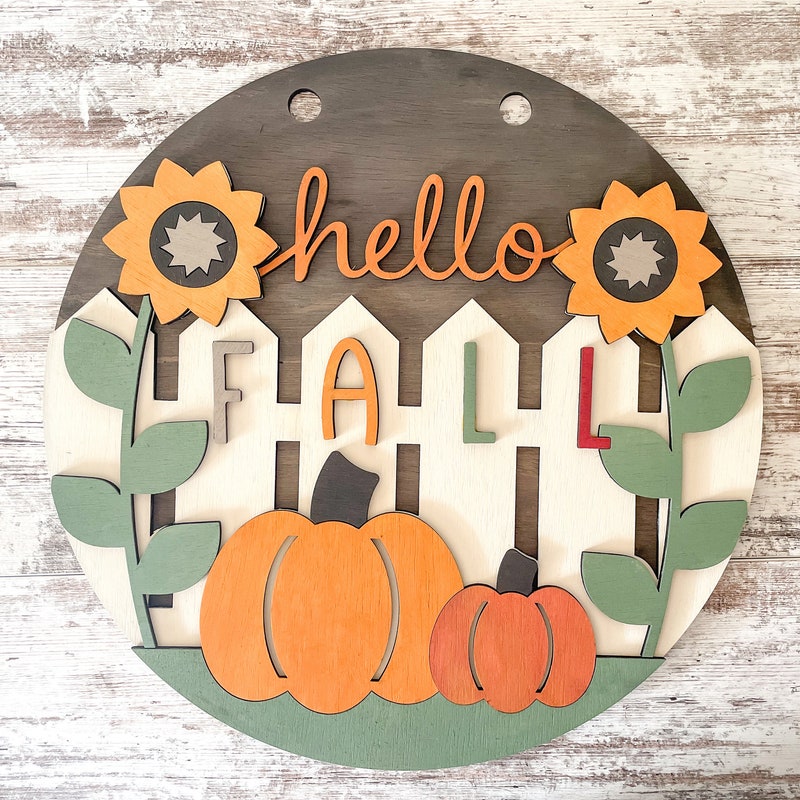 Fall Door Hanger - Etsy