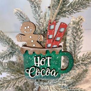 Hot Cocoa Gingerbread Ornament DIY Kit | Christmas Craft | Craft Night ...